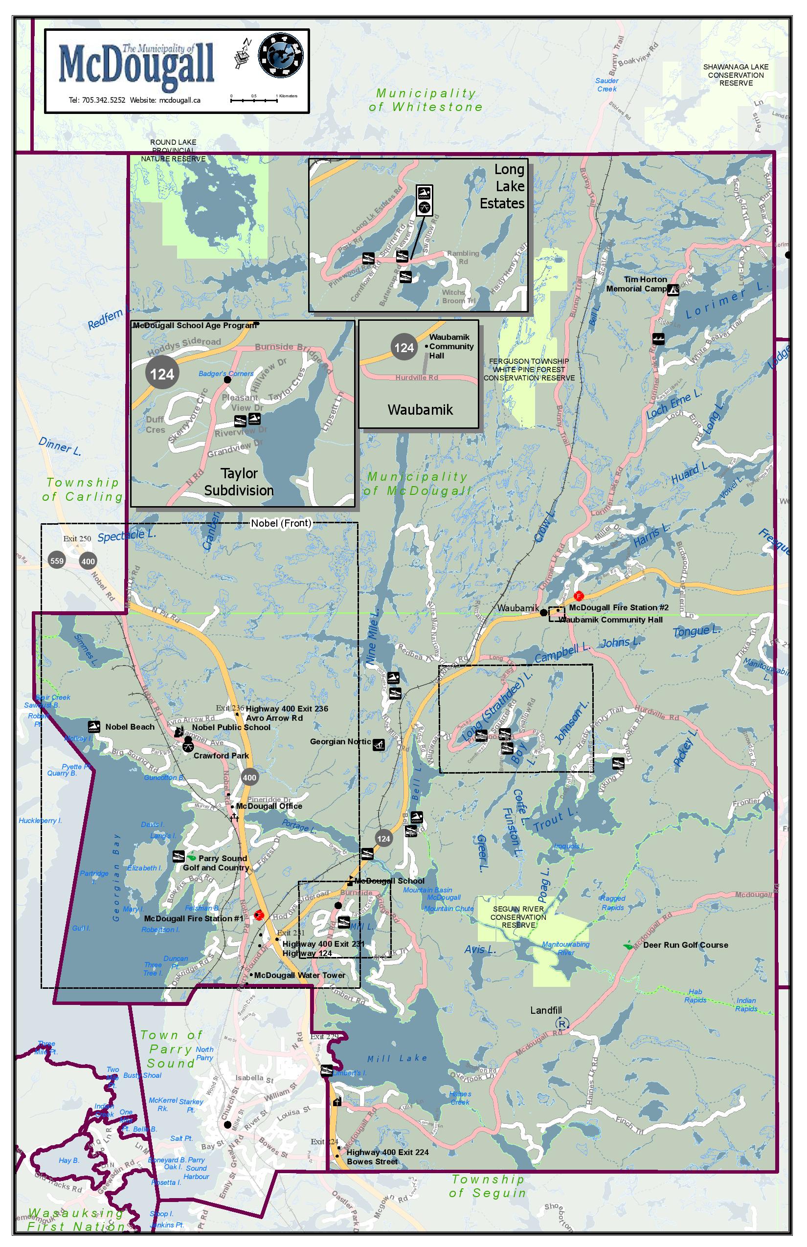Municipality of McDougall - Local Maps